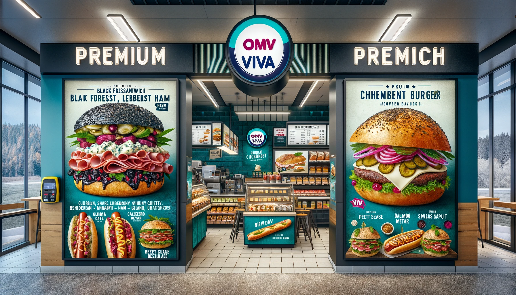 Új gasztronómiai kínálat az OMV VIVA töltőállomásokon - MensKitchen.hu ...